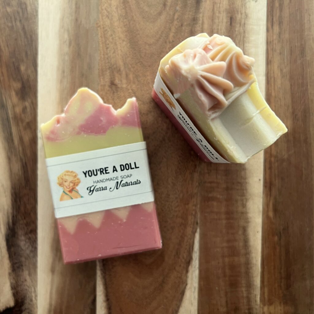 You're a Doll Soap Bar (Peach, Strawberry & Bergamot) | Yarra Naturals