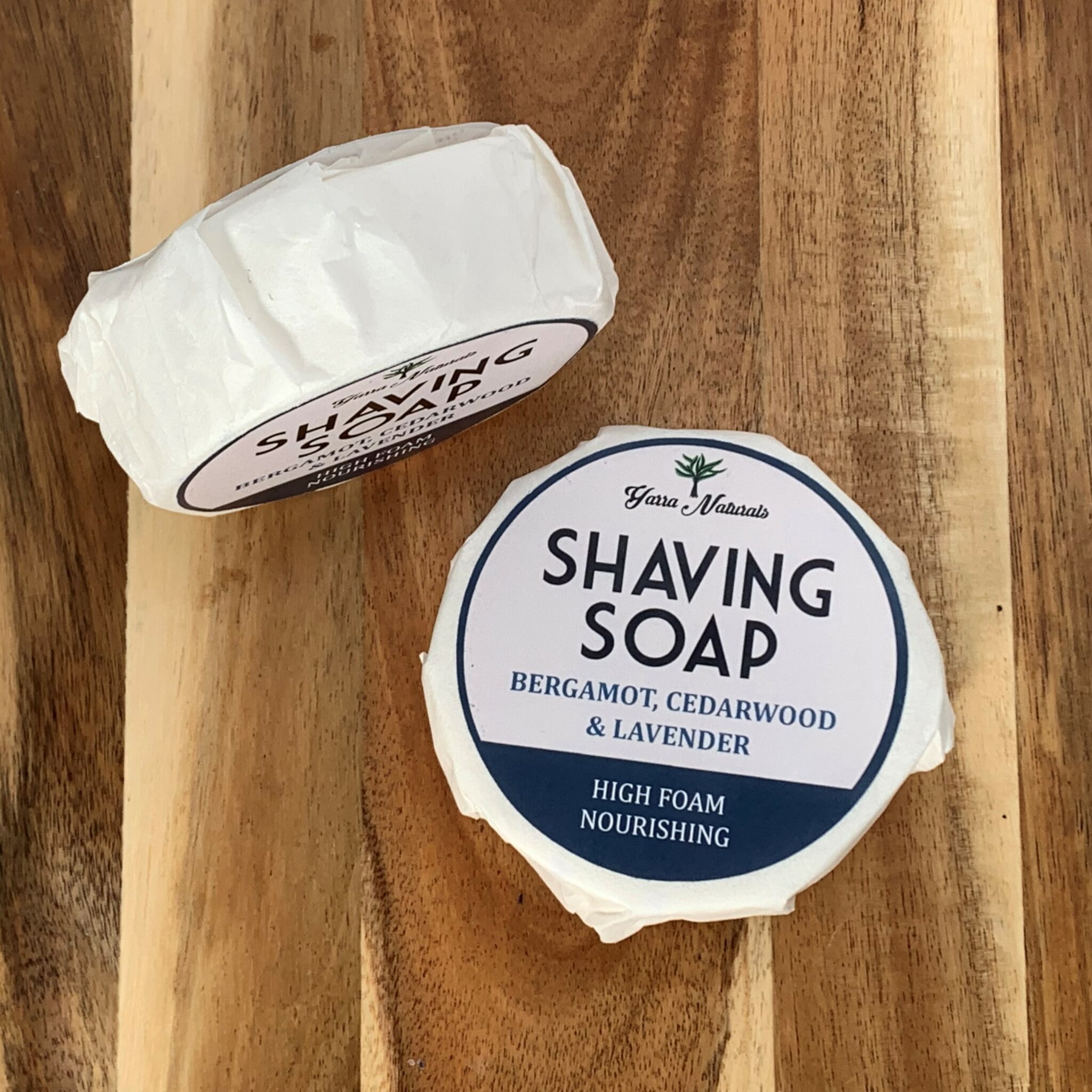Solid Shaving Soap Bar | Yarra Naturals