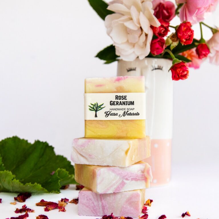 Rose Geranium - Guest Soap Bar (30g) | Yarra Naturals