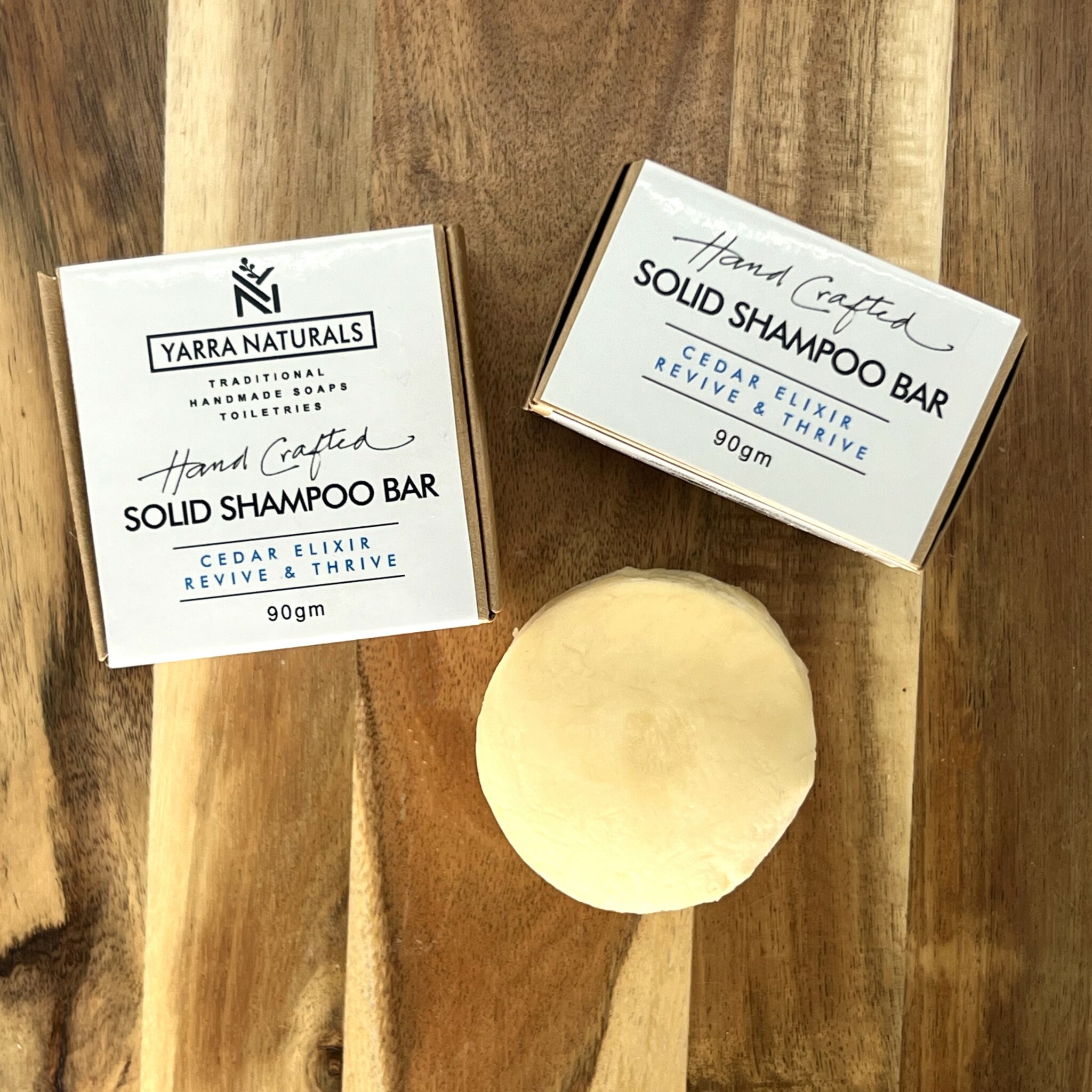 Revive Thrive Hair Shampoo Bar Cedar Ylang Ylang And Rose Geranium