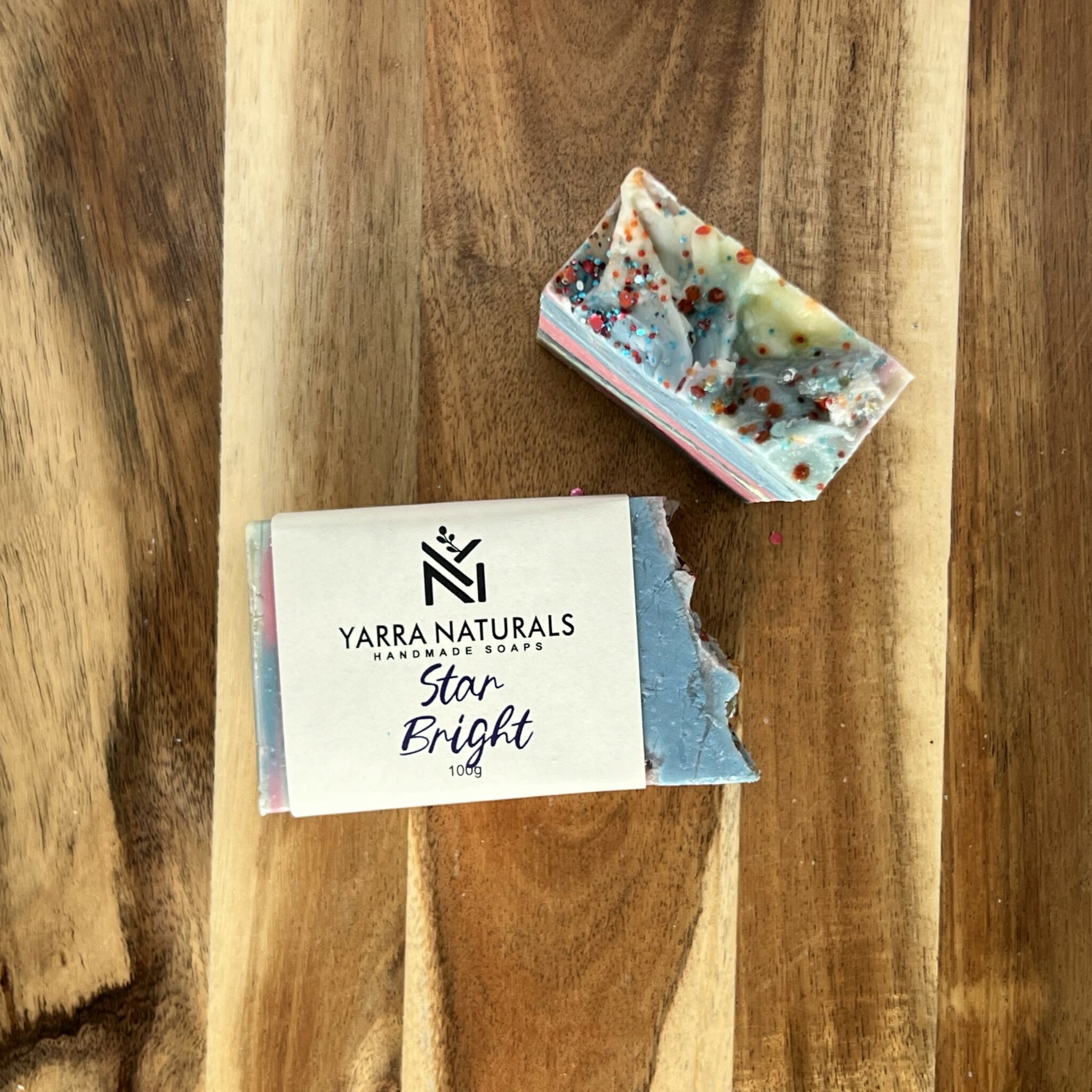 Star Bright Soap Bar (with Biodegradable Glitter) | Yarra Naturals