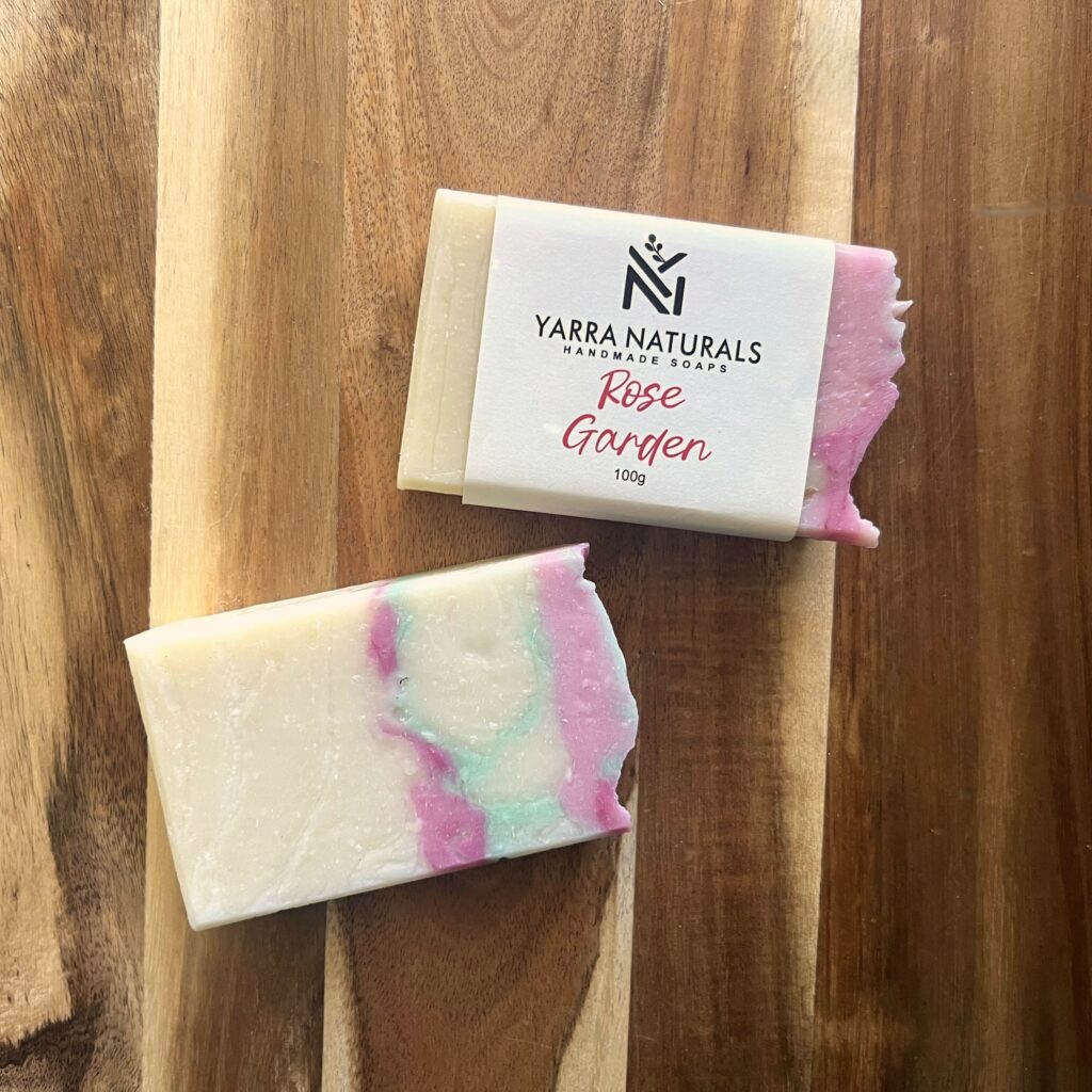 Rose Garden Soap Bar (Rose Geranium, Jasmine & Orange) | Yarra Naturals