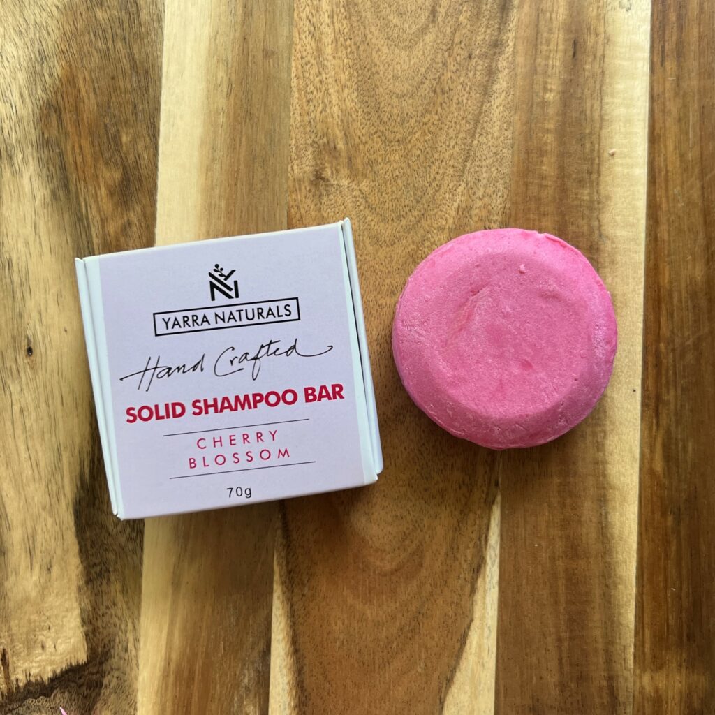 Cherry Blossom Solid Shampoo Bar | Yarra Naturals