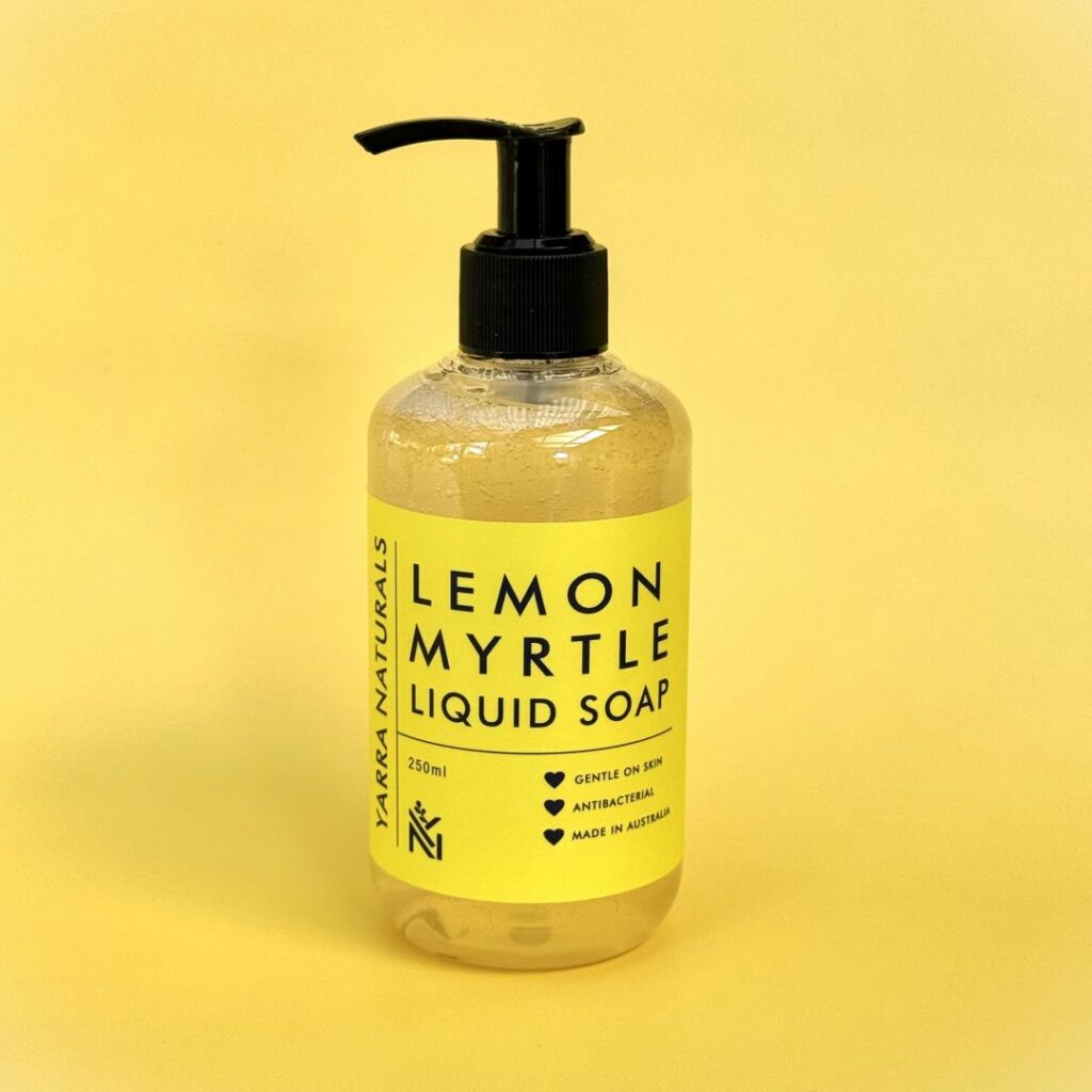 Liquid Soap Body Wash - Lemon Myrtle (250ml) | Yarra Naturals