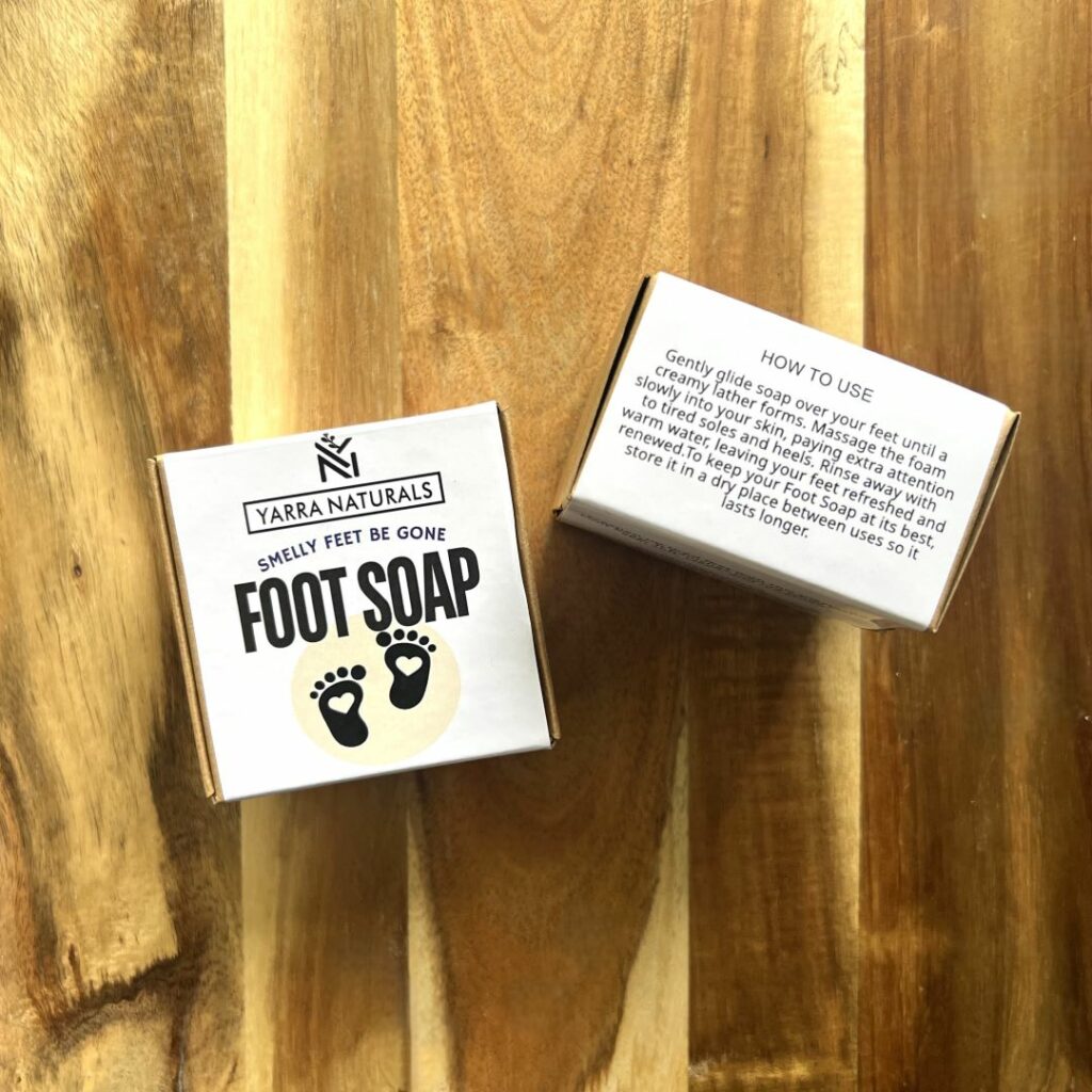 Antibacterial Foot Soap - Smelly Feet Be Gone + Silky Smooth Feet (90g ...